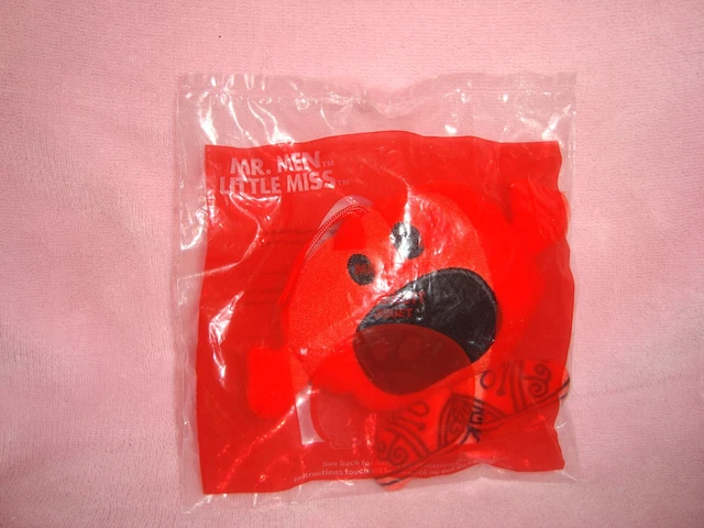 2022 MCDONALDS MR. Men Little Miss Mr NOISY Plush Hanging Toy NIP $14. ...