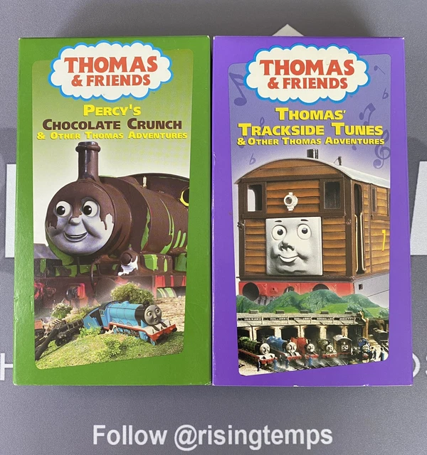 THOMAS & FRIENDS VHS 2-Tape Lot Percys Chocolate Crunch & Thomas ...