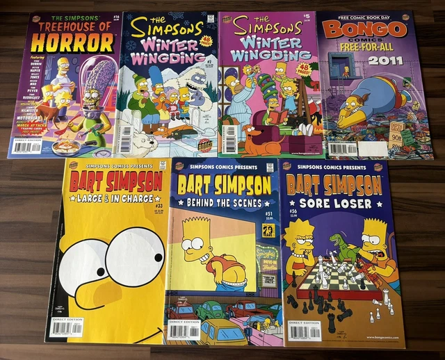 THE SIMPSONS, BART Simpson Job Lot Bundle Of 7 Comics £19.99 - PicClick UK