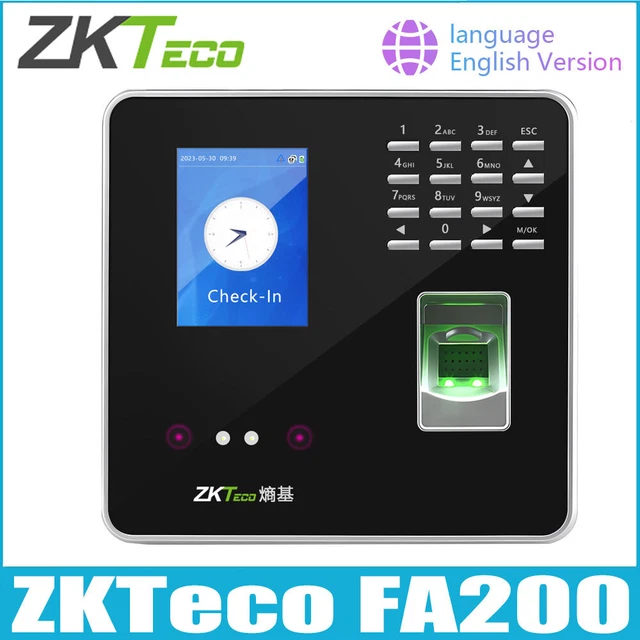 ZKTECO FA200 TCP/IP Face & Fingerprint Reader Time Attendance And ... ZKTECO FA200 TCP/IP Face & Fingerprint Reader Time Attendance And ...