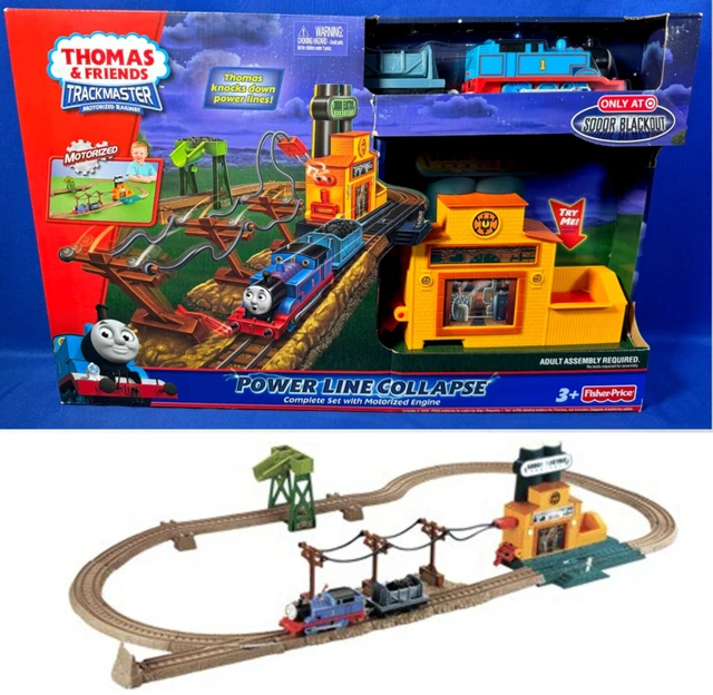 THOMAS & FRIENDS POWER LINE COLLAPSE Track Master Train MOTORIZED ...