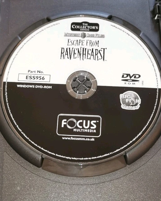MYSTERY CASE FILES Escape From Ravenhearst Collector’s Edition PC DVD ...