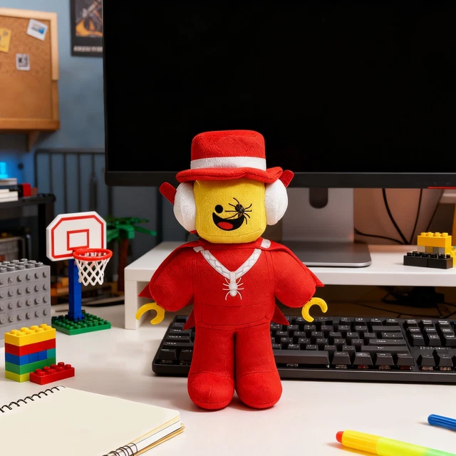 STEAL A BRAINROT Los Tralaleritos Plush Esok Sekolah Doll Roblox ...