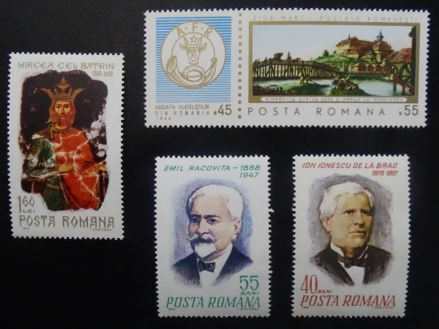 RUMÄNIEN MI 2683+2684-2685+2720 ** , Sc 2016-2017+2018+B427 MNH (12 ...