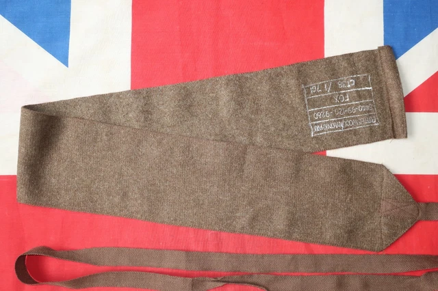 WW1 / WW2 Original British Army Puttees / Wool Leg Wraps / Gaiters £29. ...