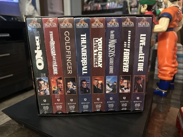 JAMES BOND 007 Collectors Set Sealed Tapes(VHS, 1996, 8-Tape Set) £22.52 - PicClick UK