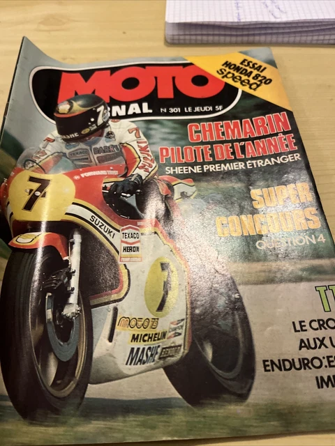 MOTO JOURNAL 301 HONDA CB 750 F1 kitée 820 SPEED Alain PRIEUR Barry ...