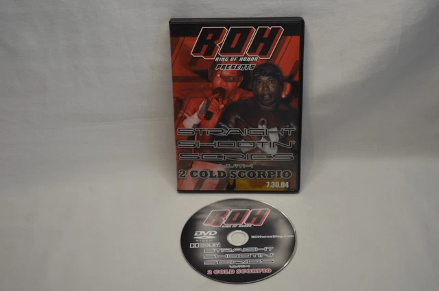 ROH RING OF Honor Straight Shootin Series DVD With 2 Cold Scorpio 2004 ...