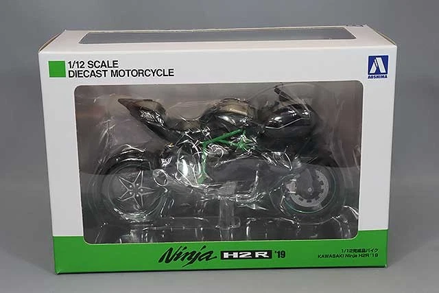 AOSHIMA SKYNET 1/12 Scale Diecast Motorcycle Model Kawasaki Ninja H2R '19 £48.08 - PicClick UK