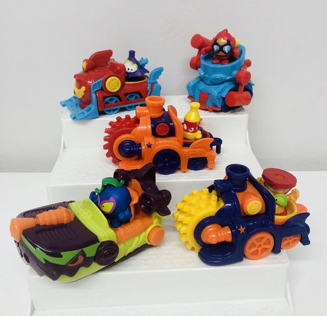 SUPER THINGS ZINGS Vehicle Bundle, Bite Boat, Rusty Blades, Turbo ...