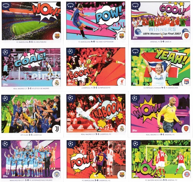 TOPPS UEFA CHAMPIONS League 2024/25 Sticker All 12 Memories That Stick II EUR 2,00 - PicClick DE