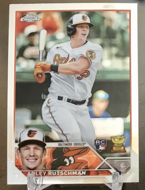 ADLEY RUTSCHMAN 2023 Topps chrome baseball recrue RC #1 Baltimore ...