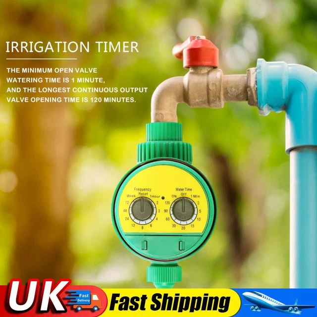 IRRIGATION TIMER SET 15mm Hose Connector Garden Irrigation Timers ...