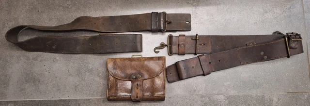 ORIGINAL WW1 BRITISH M14 Ammo Pouch & 2 Belts £185.00 - PicClick UK