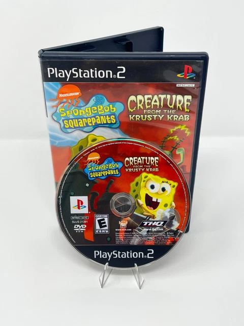 SPONGEBOB SQUAREPANTS CREATURE From The Krusty Krab Playstation 2 No ...