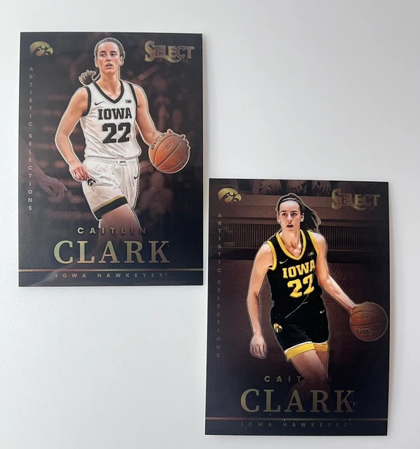 2024 PANINI CAITLIN Clark Collection Select Artistic Impression 2 Card ...