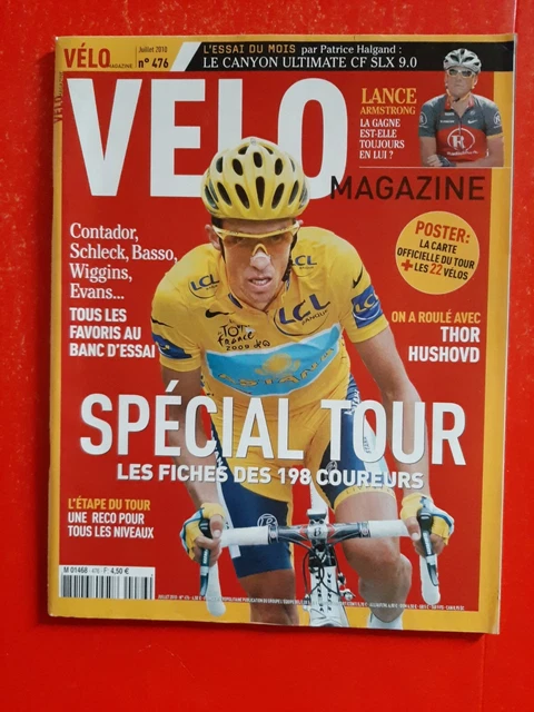 2010 VELO MAGAZINE n° 476 SPECIAL TOUR DE FRANCE LE GUIDE DES EQUIPES ...