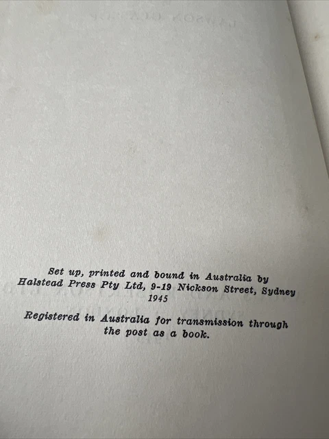 VINTAGE BOOK WE WERE THE RATS AWSON GLASSOP 1st EDITION AIF 1945 ...