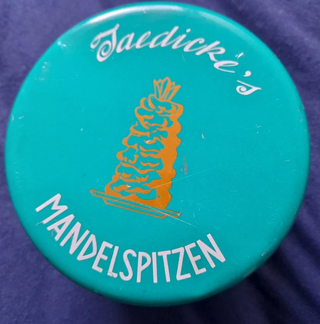 BLECHDOSE DOSE CARL Jaedicke Mandelspitzen Rottach-Egern Tegernsee ...