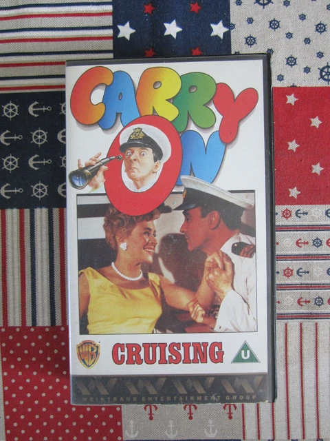CARRY ON CRUISING Film Starring Sid James Etc 1988 Warner Bros Vhs ...