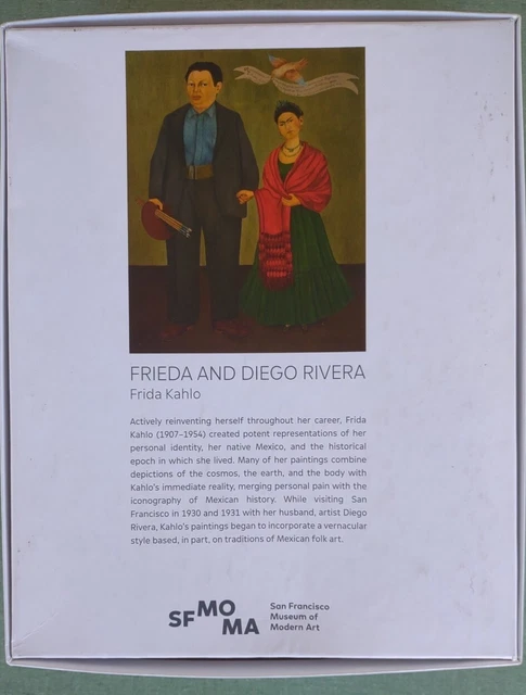 FRIDA KAHLO FRIEDA and Diego Rivera Jigsaw Puzzle 1000 Pieces 19 1/4" x ...