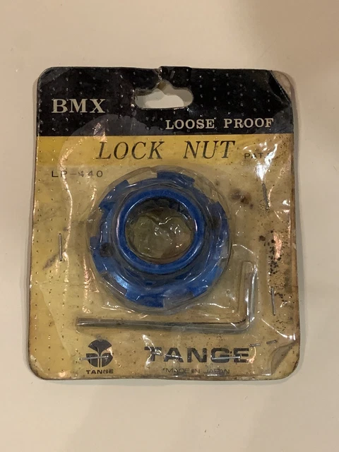 NOS TANGE SEIKI Lp-440 Headset Lock Nut Loose Proof Blue Vintage Old ...