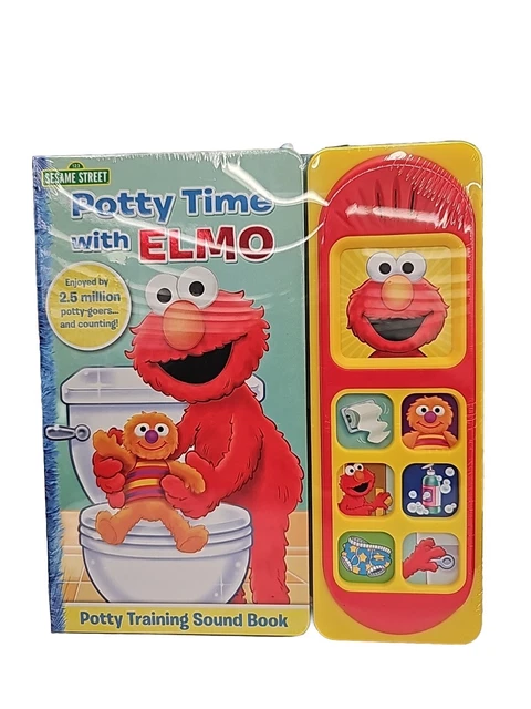 SESAME STREET: POTTY Time with Elmo Potty Training Sound Book by PI ...
