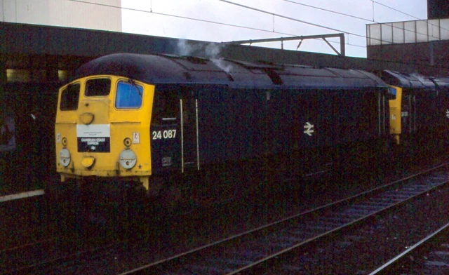 35MM ORIGINAL SLIDE DIESEL TYPE 2 CLASS 24 087 CAMBRIAN COAST EXPRESS ...
