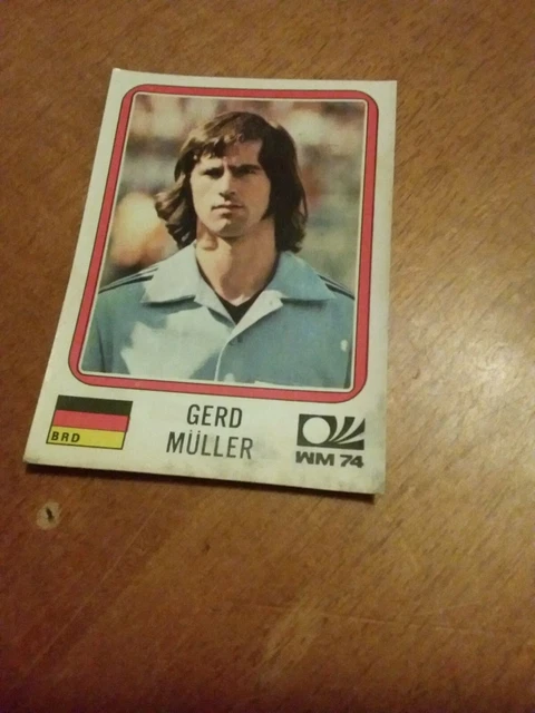 FIGURINA CALCIATORI MUNCHEN 1974 Gerd Muller 101 Vedi Fotografie EUR 22 ...