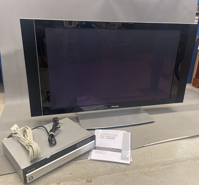 PIONEER PDP-436PE PLASMA tv With Side Speakers PDP -S37 Black 42 ...