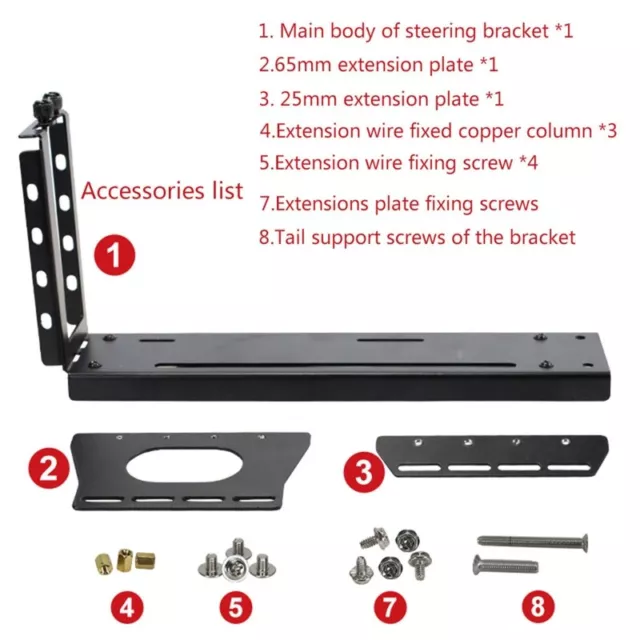VERTICAL GPU BRACKET PCI-E Riser VGA Graphics standing Holder kickstand ...