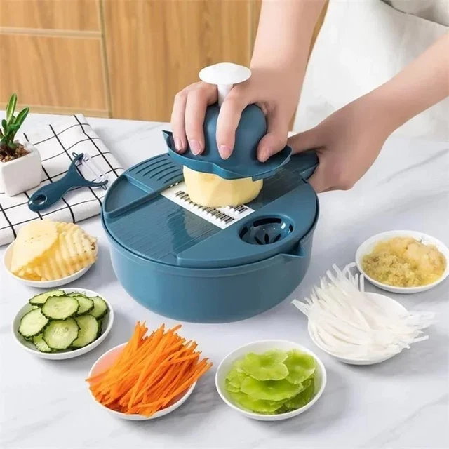 KITCHEN CONVENIENCE TOOLS Multifunctional Salad Tools Vegetable Chopper ...