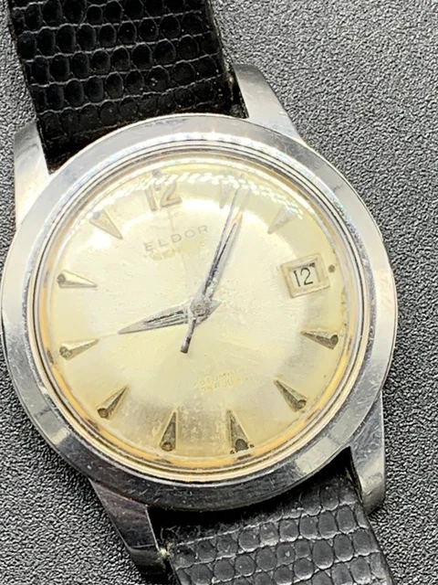 ANCIENNE MONTRE AUTOMATIC Eldor Geneve 25 Rubis Vintage Watch EUR 35,50 ...