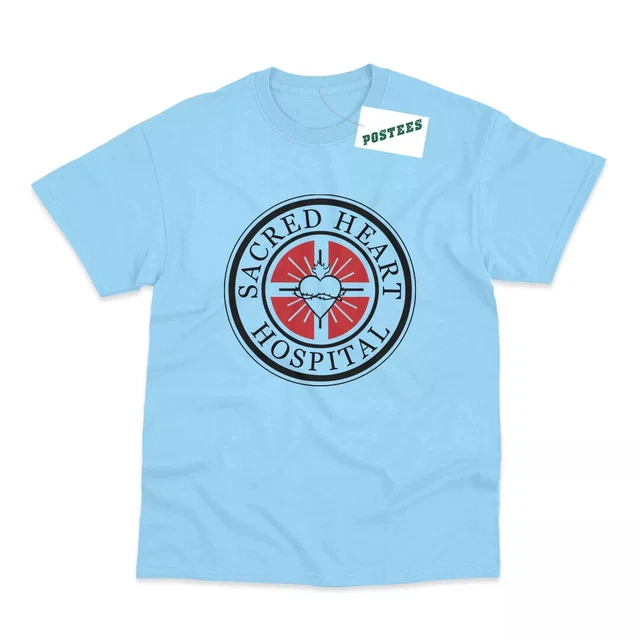 SACRED HEART HOSPITAL Inspired By Scrubs Dtg Printed T-Shirt £18.62 ...