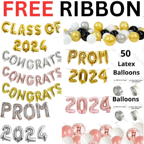16& ALPHABET LETTER PROM 2024 Graduation Decorative Foil Balloons CLASS ... 16& ALPHABET LETTER PROM 2024 Graduation Decorative Foil Balloons CLASS ...