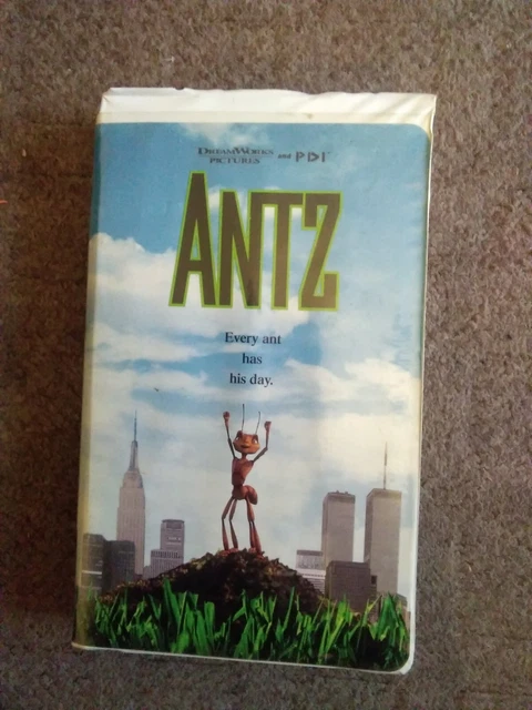 ANTZ VHS VIDEO Big Box Ex-Rental, Clamshell Case Freepost £7.99 ...