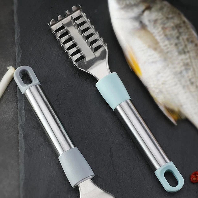 FISH SCALER SCRAPER stainless steel fish scaler scraper kitchen tool ...