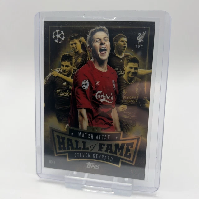 TOPPS MATCH ATTAX 25/26 Steven Gerrard Hall Of Fame #HOF1 Liverpool ...