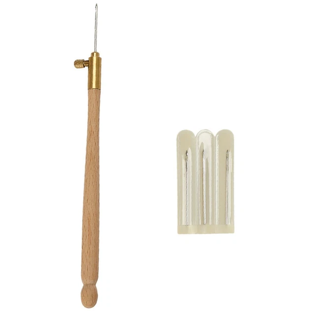 4 PCS PUNCH Needles Tool Kit Poking Embroidery Punching Hand Supplies ...