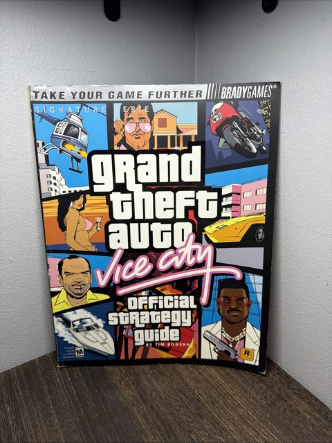 GRAND THEFT AUTO Vice City Bradygames Official Strategy Guide No Map ...