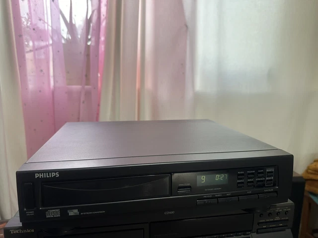 PHILIPS CD 600 HiFi Seperate Black CD Player £79.90 - PicClick UK