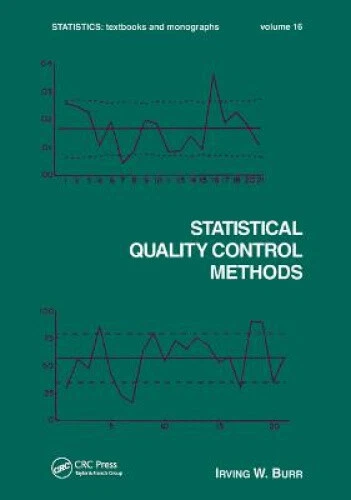 Statistical Quality Control Methods Statistics A Series Of Textbooks And Eur 80 19 Picclick Fr
