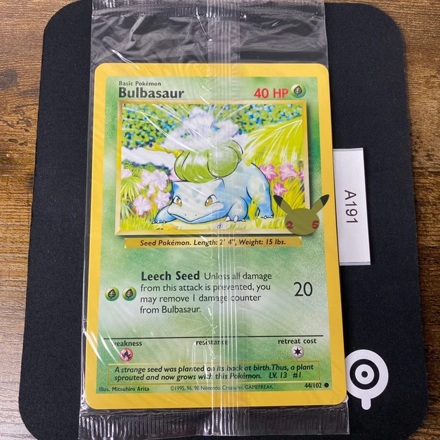 POKEMON 25TH ANNIVERSARY Kanto Starter First Partner Pack 3 Jumbo Promo ...