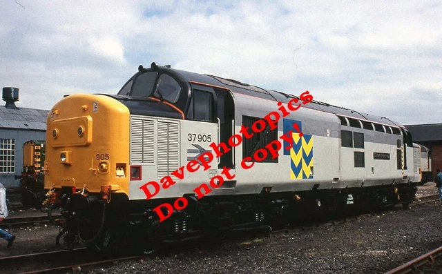 ORIGINAL 35MM SLIDE Diesel / Electric Train / Railway 37905 July 1990 £ ...