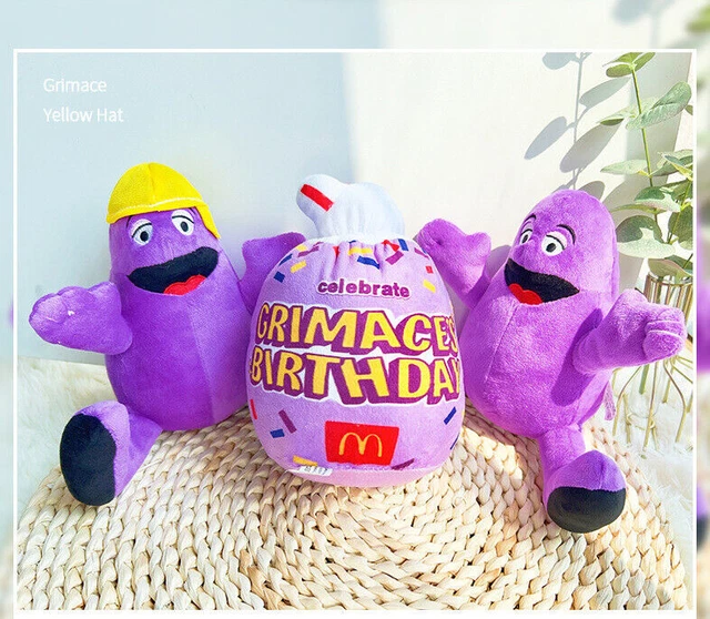 GRIMACE PLUSH SHAKE Doll Toys Collectible Gifts for Kids Halloween ...