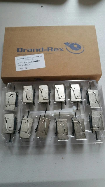 12 X BRAND-REX AC6JAKS000DC Tool Free Cat6 shielded snap in jack ...