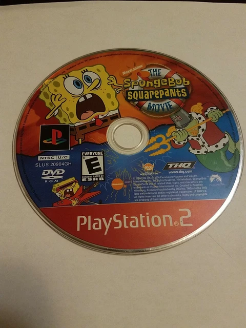 THE SPONGEBOB SQUAREPANTS The Movie (Sony PlayStation 2) PS2 Game DISC ...