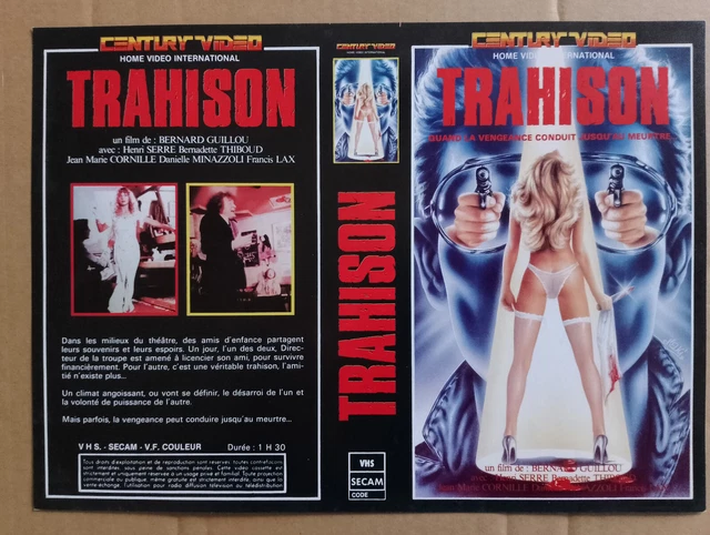 JAQUETTE VHS - Trahison - Vhs Sleeve - Bernard Guillou - Melki EUR 7,00 - PicClick FR