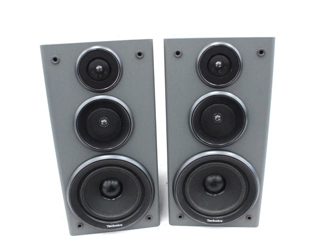 TECHNICS SB-CH9 SPEAKER System Bookshelf Speakers 8 Ohms in Black - H46 ...
