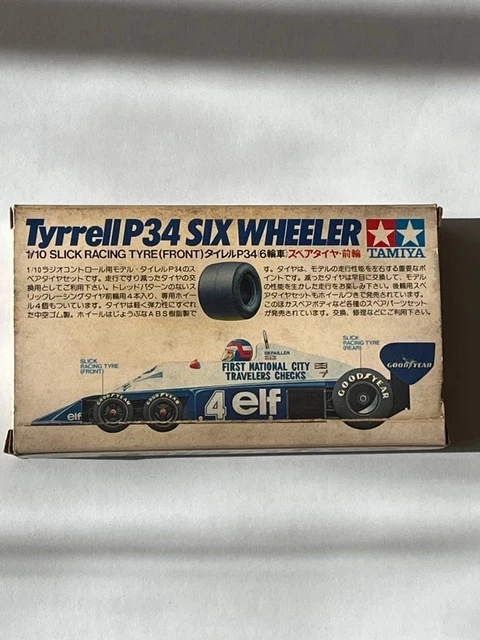 TAMIYA TYRRELL P34 Spare Front Tire Wheel Set RC Parts AS-IS £71.39 ...
